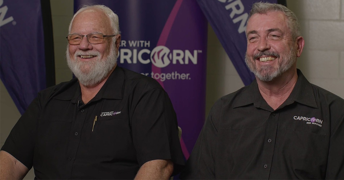 Peter Peachey and Rob Pilgram | Capricorn Sales Manager and Risk Sales ...