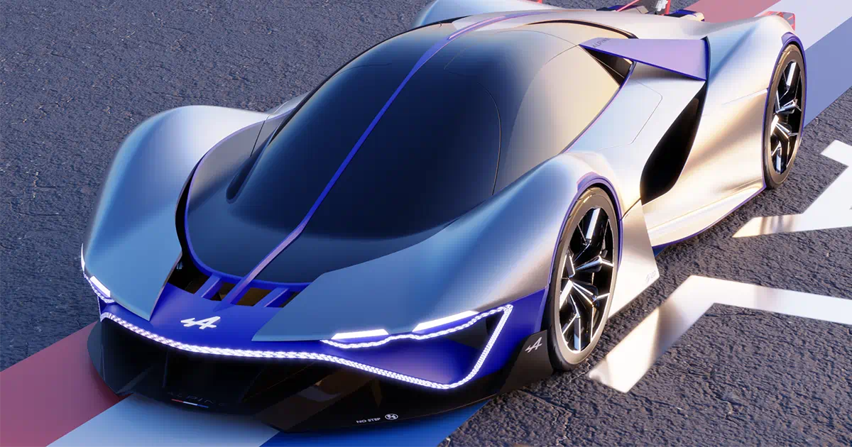 Alpine’s hydrogen-powered supercar of 2035