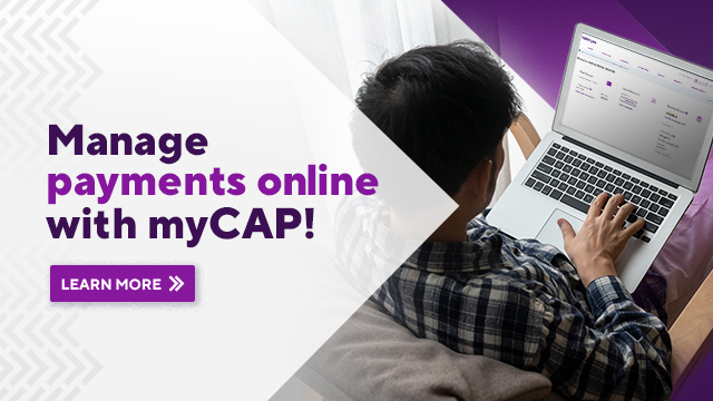 Manage payments online with myCAP